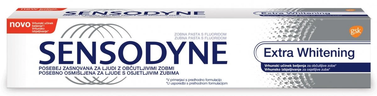 SENSODYNE PASTA 75ML EXTRA WHITENING