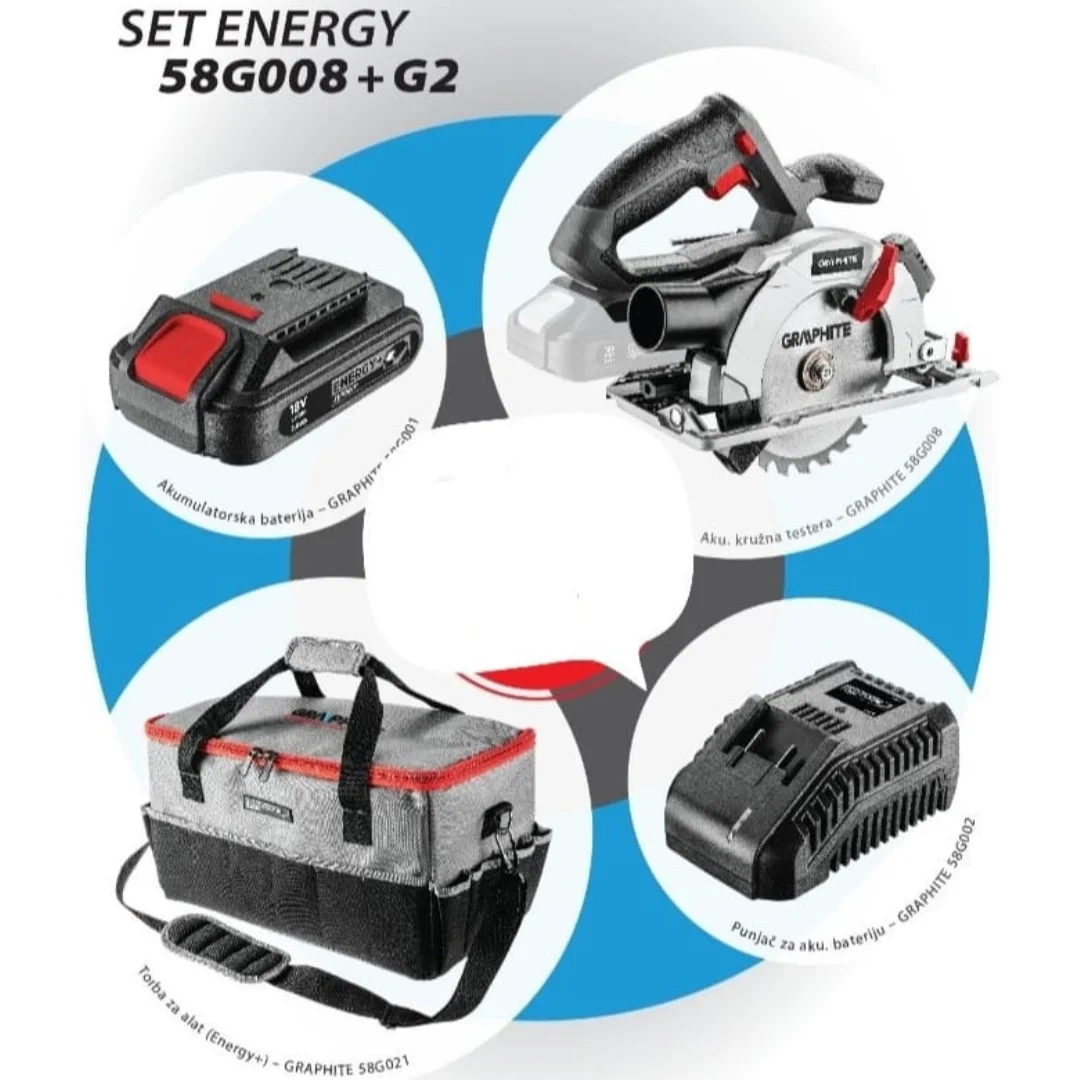 Set Energy 58G008+G2 Graphite
Set Energy 58G008+G2 Graphite