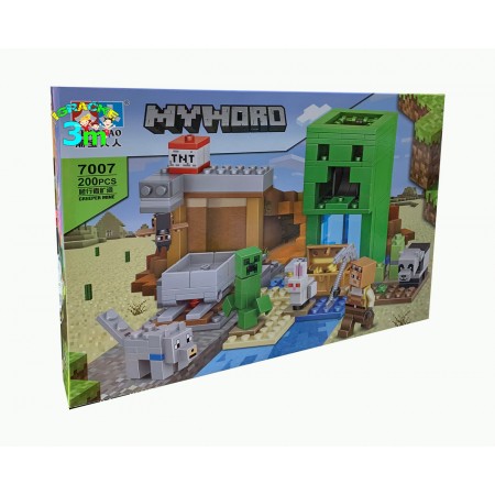 Minecraft kocke My world 200