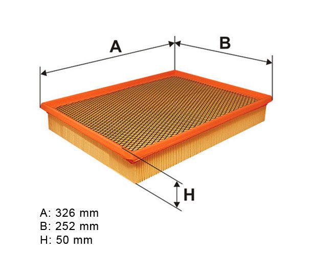 Filter vazduha QWP WAF166 - AP152/2 - CAF100839P - 1457433579