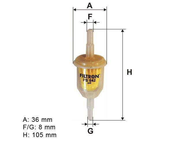 Filter goriva Filtron PS842 - CFF100104 - F026403900 - MBNA001