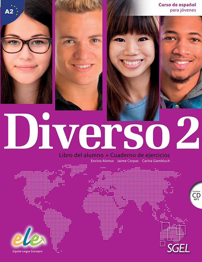Diverso 2, udžbenik i radna sveska za španski jezik za 1. i 2. razred gimnazije i srednje škole - Educational centre
