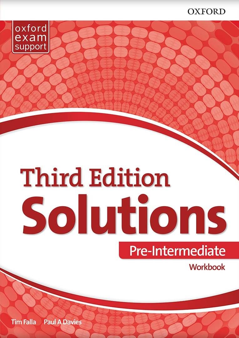 Engleski jezik 1, Solutions Pre-Intermediate 3rd Edition, radna sveska za 1. razred srednje škole Novi Logos
