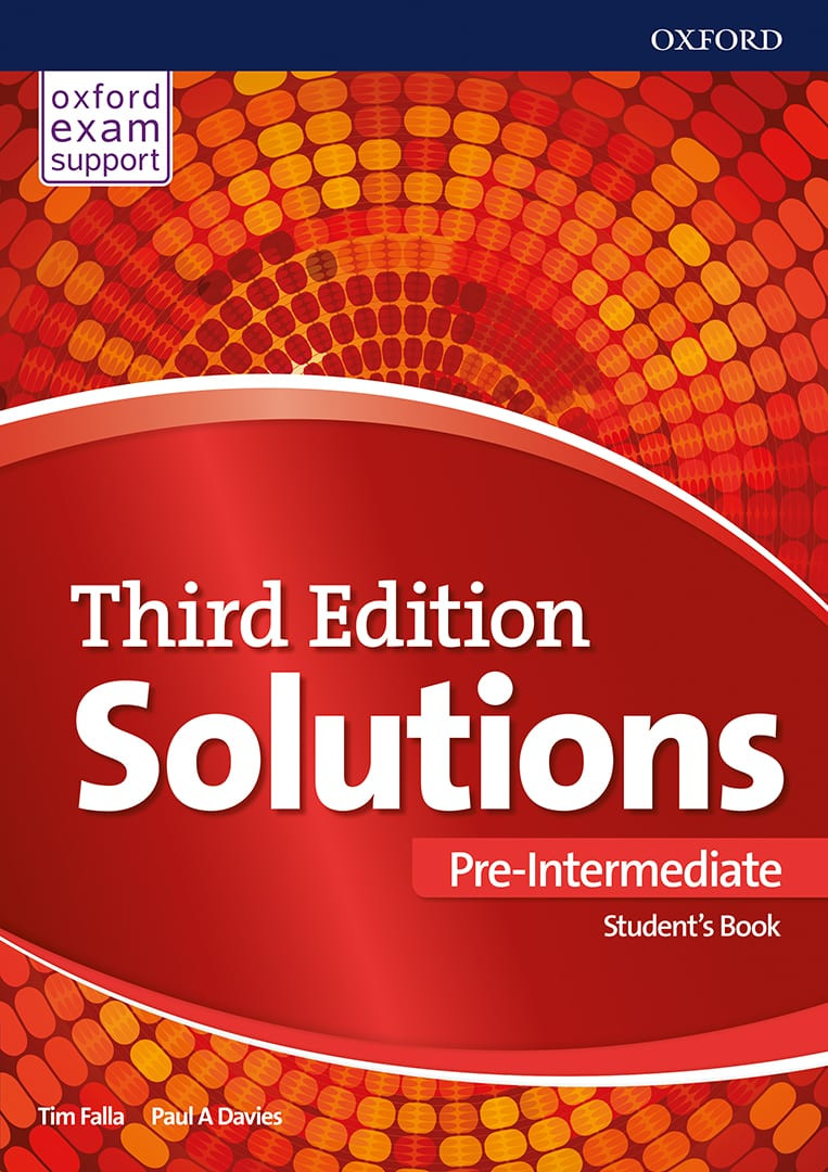 Engleski jezik 1, Solutions Pre-Intermediate 3rd Edition, udžbenik za 1. razred srednje škole Novi Logos