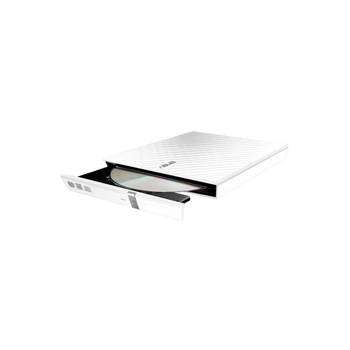 Optički uređaj ASUS Eksterni DVD-RW SDRW-08D2S-U USB Slim (White) Eksterni, DVD rezač