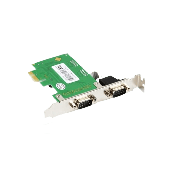 EGREEN PCI-e 2 port RS-232 - KON00304 PCI, 2 x Serijski, Niskoprofilna