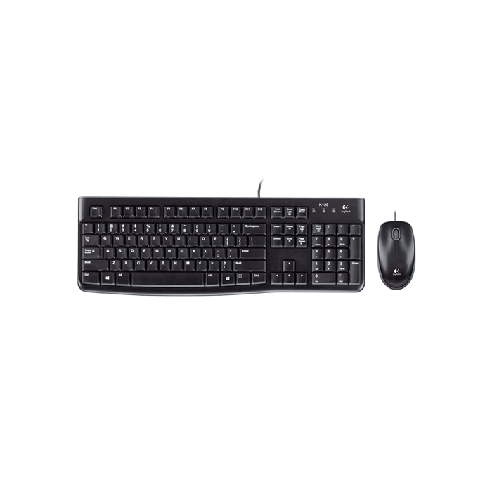 LOGITECH Žična tastatura i miš MK120 (Crna) 920-002549 USB, SRB (YU)