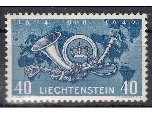 Lihtenštajn 1949 UPU *