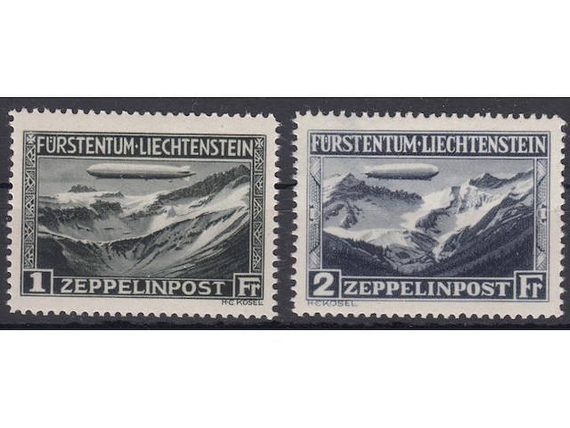 Lihtenštajn 1931 Cepelini serija *