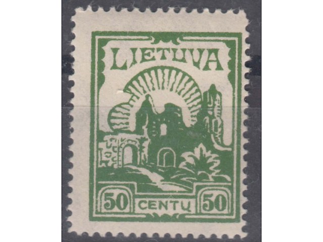 Litvanija 1925 zupćanje 14 1/4 : 14 *