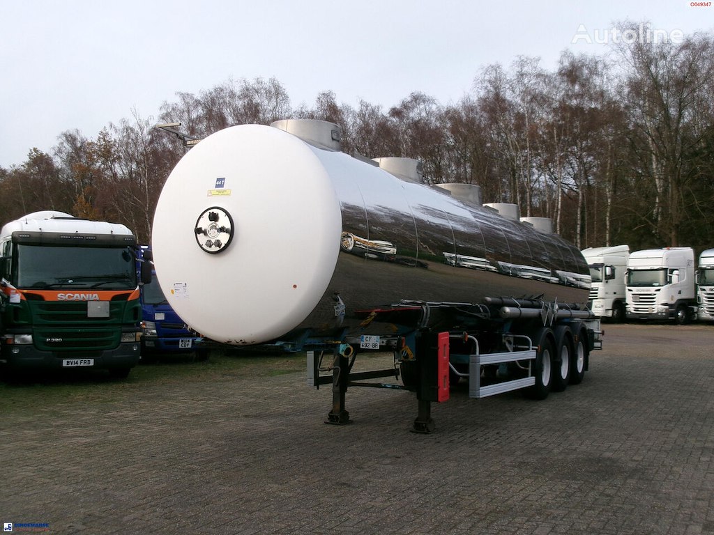 Magyar Chemical tank inox L4BH 32.5 m3 / 1 comp cisterna za prevoz hemikalija