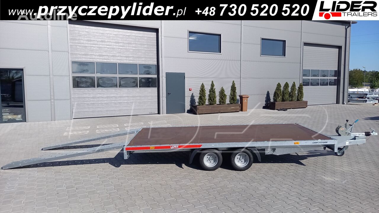 Nova Temared TM-354 WYPRZEDAŻ przyczepa 410x204cm, Carplatform 4120S, laweta, prikolica autotransportera