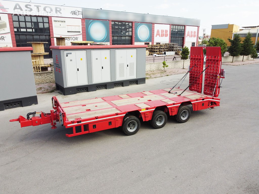 Nova MS-EW-90/3 / 3 AXLE DRAWBAR TRAILER multi-lift prikolica