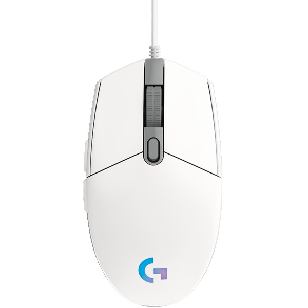 LOGITECH G102 LIGHTSYNC Gaming Mouse - WHITE - EER ( 910-005824 )