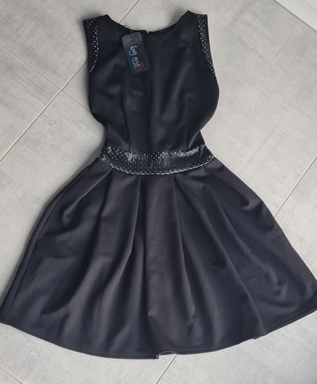 Slatka crna haljina XS