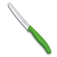 Nož VICTORINOX kuhinjski reckavi zeleni 11cm
