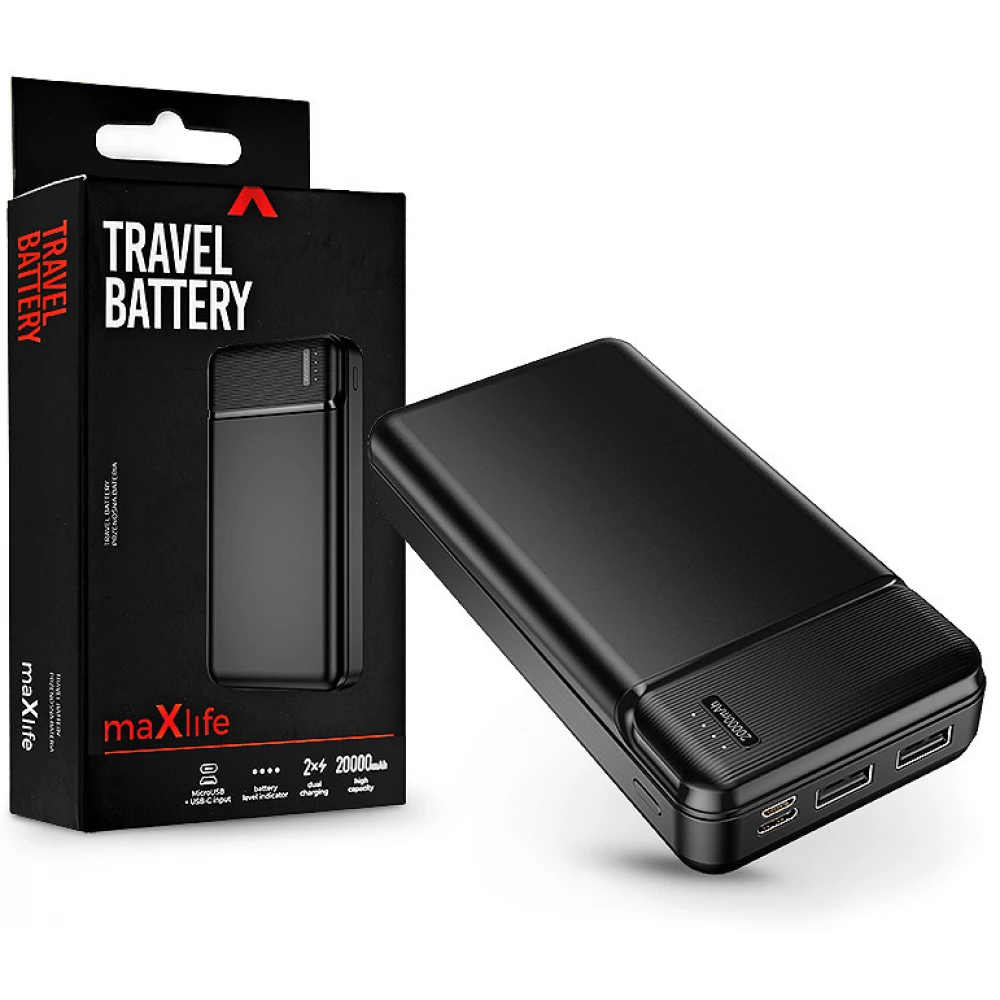 MAXLIFE – POWER BANK 20000 mAh