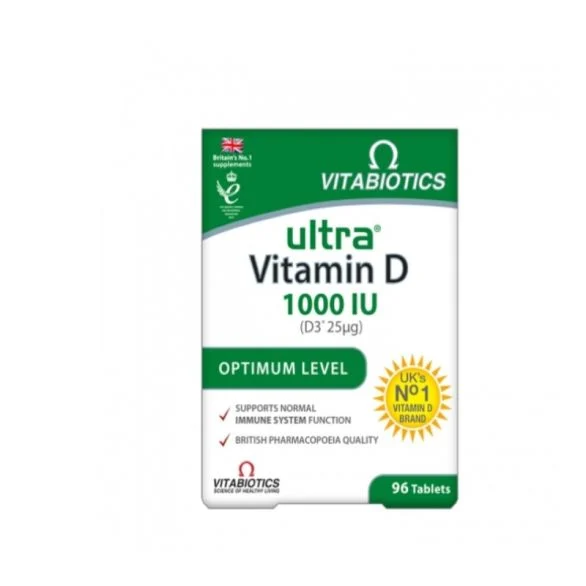 Vitabiotics ultra vitamin D 1000 IJ 96 tableta