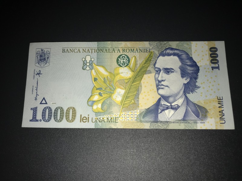 RUMUNIJA 1000 LEI.1998.