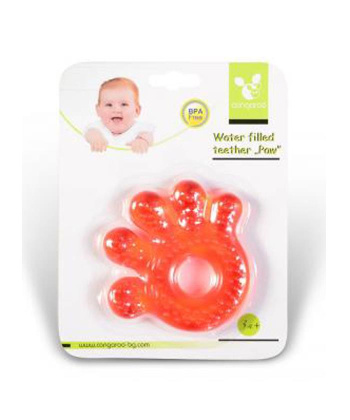 Cangaroo vodena glodalica za bebe Paw T1205 - Red