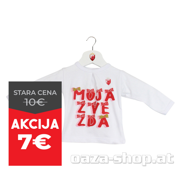 Bebi majica du rukav CZ "MOJA ZVEZDA"