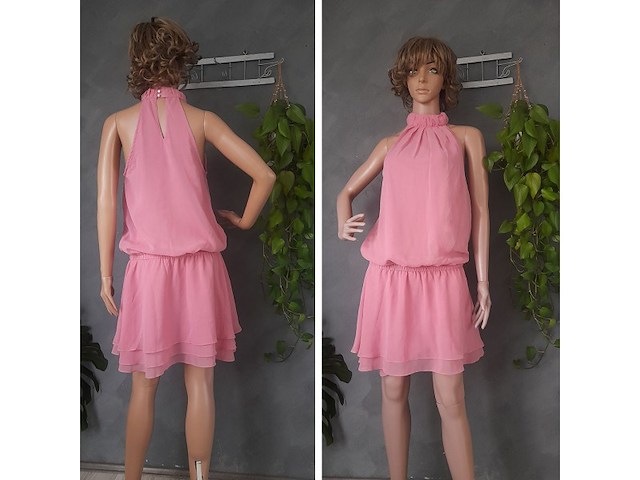 Bodyflirt puder roze haljina 38
