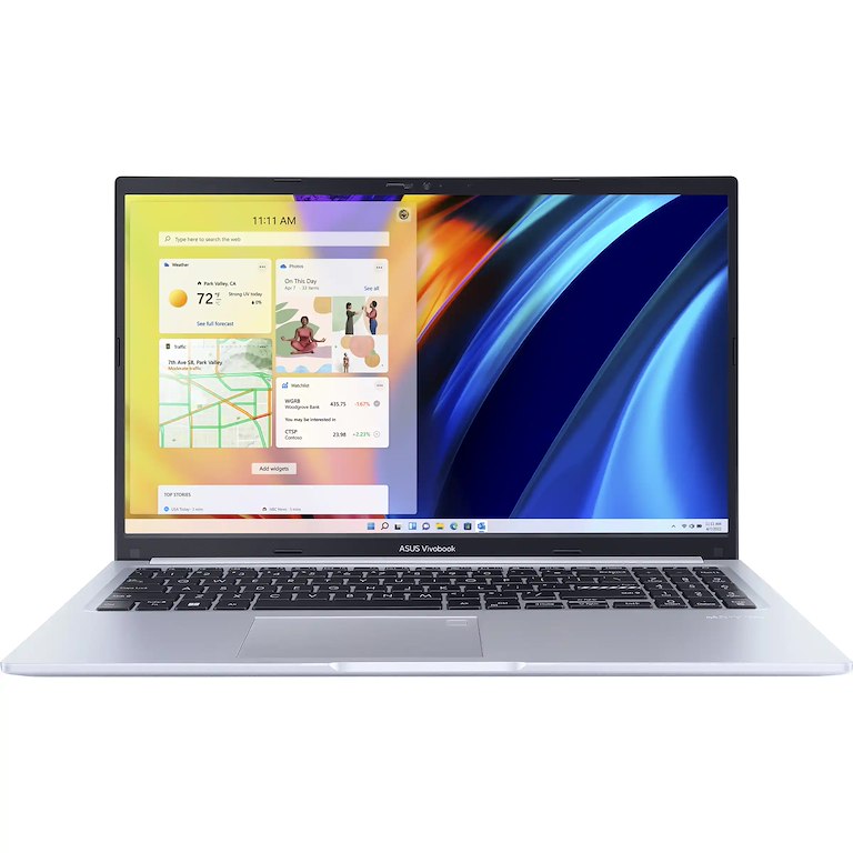 LAPTOP ASUS VIVOBOOK 15 X1502ZA-BQ546 15.6 FHD/I3-1220P/8GB/NVME 256GB/FPR/SILVER