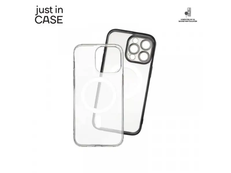 JUST IN CASE 2U1 EXTRA CASE MAG MIX PAKET CRNI ZA IPHONE 15 PRO MAX