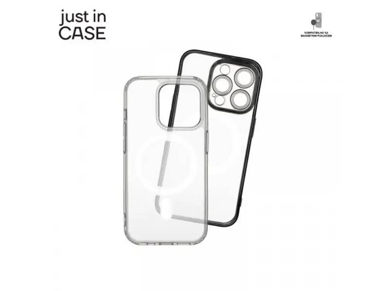 JUST IN CASE 2U1 EXTRA CASE MAG MIX PAKET CRNI ZA IPHONE 15 PRO