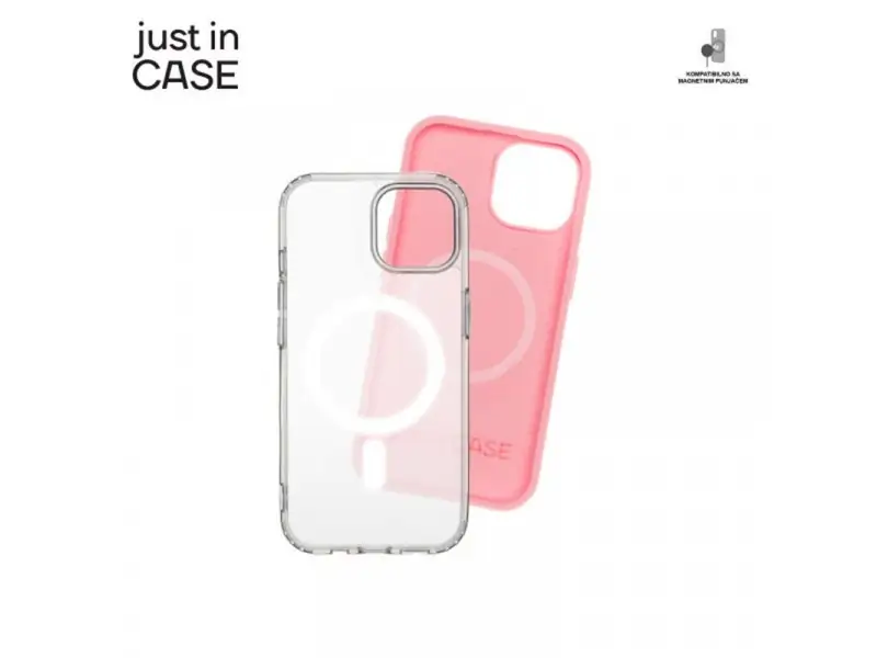 JUST IN CASE 2U1 EXTRA CASE MAG MIX PLUS PAKET PINK ZA IPHONE 15