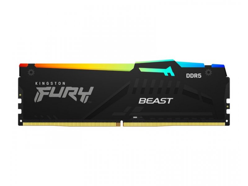 KINGSTON DIMM DDR5 32GB 5600MT/S KF556C40BWA-32 FURY BEAST RGB BLACK