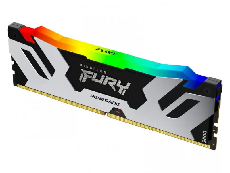 KINGSTON DIMM DDR5 16GB 8000MT/S KF580C38RSA-16 FURY RENEGADE SILVER RGB XMP