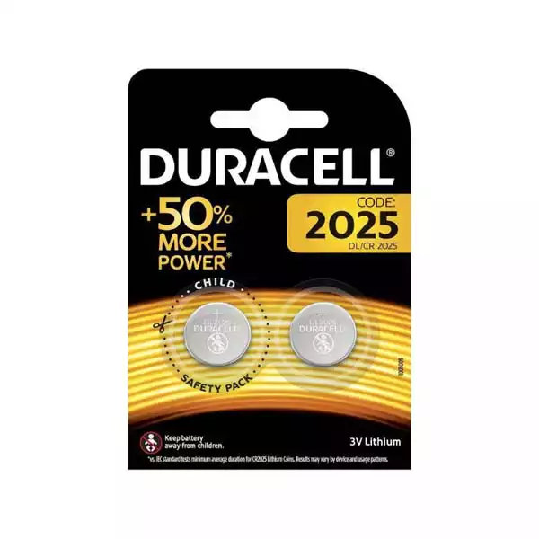 BATERIJA DURACELL COIN LM2025 CR2025 (PAK 2 KOM)