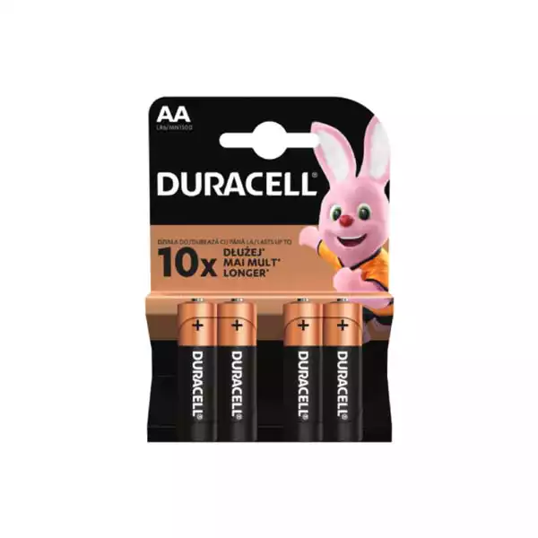 BATERIJA DURACELL BASIC LR6 AA (PAK 4 KOM), NEPUNJIVA