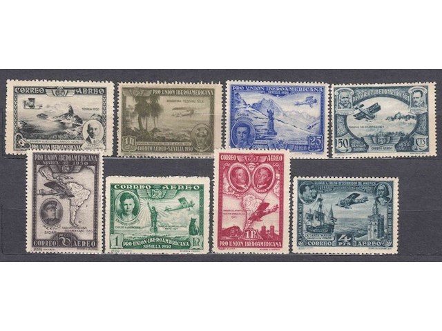 Španija 1920 Avio Pošta Iberoamerikana serija *