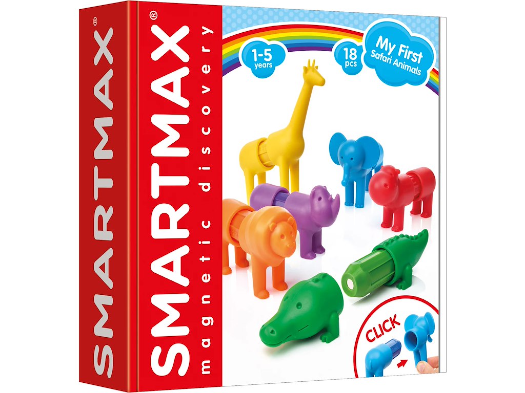 SmartGames Magnetni konstruktori Smart Max My First Safari Animals SMX 220
