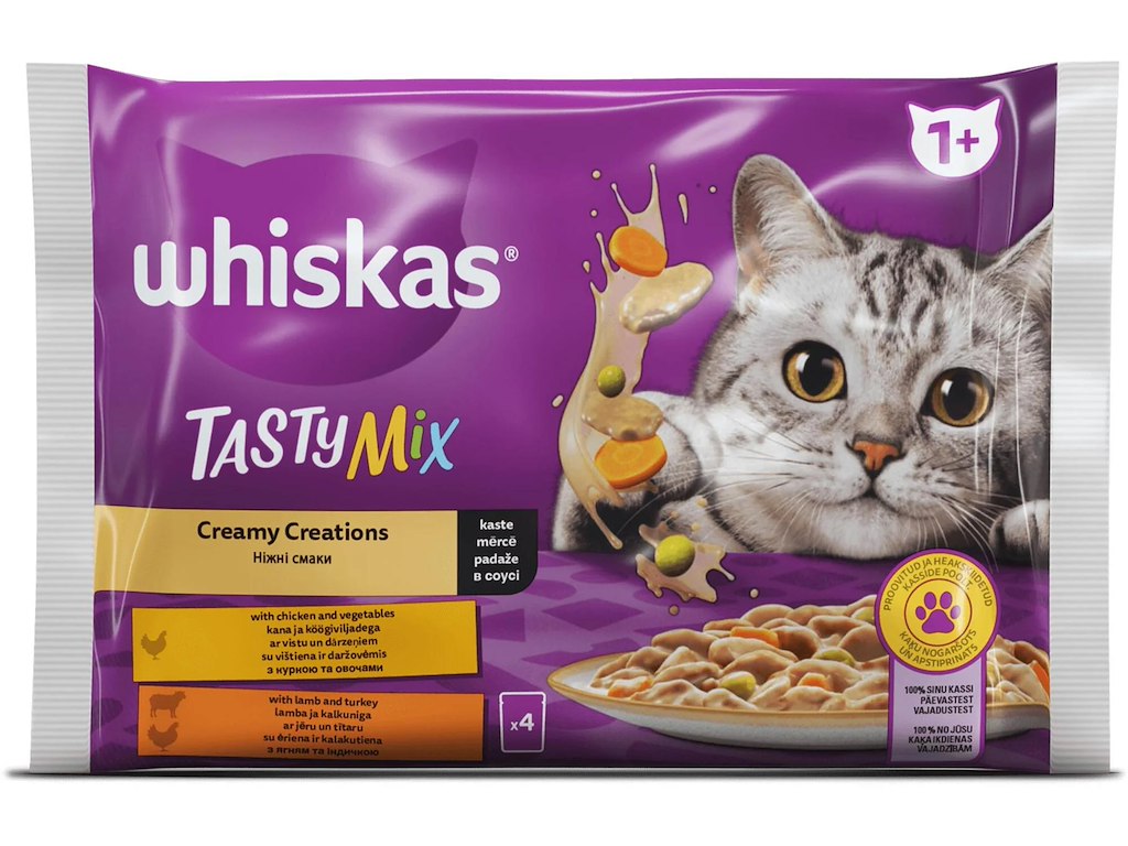 Whiskas Hrana za mačke u sosu Creamy creations 4x85g
