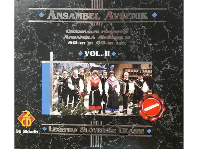 ANSAMBEL AVSENIK - LEGENDA SLOVENSKE GLASBE VOL.II 2CD