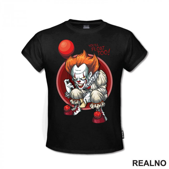 PENNYWISE - BALLON - HORROR - FILMOVI - MAJICA