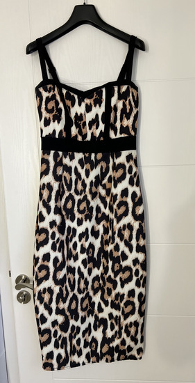 Nova leopard print uska haljina