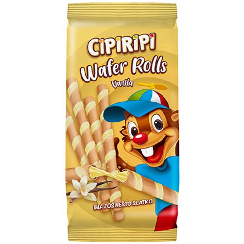 CIPIRIPI wafer rolls vanilla 150g