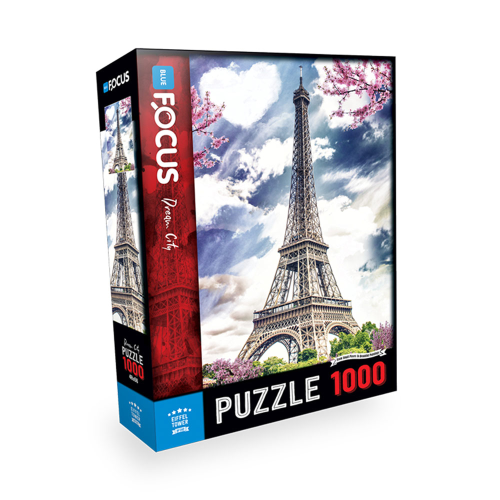 Blue Focus Puzzle 1000 delova Ajfelov toranj