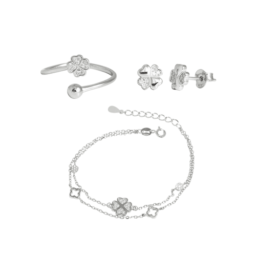 J&B Jewellery1006 Srebrni set