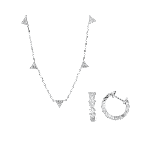 J&B Jewellery1012 Srebrni set