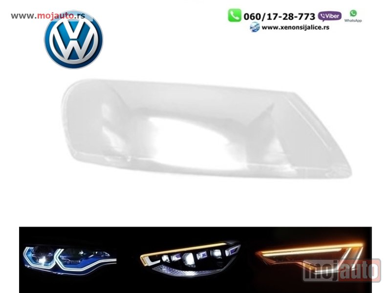 Staklo fara staklo za far vw touareg 03-08