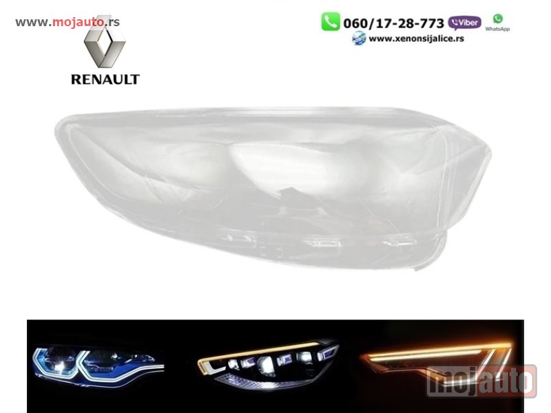 Staklo fara staklo za far renault kadjar 16-17