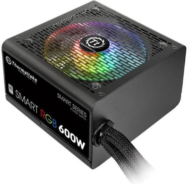 Napajanje 600W Thermaltake Smart RGB 12cm Fan80Plus, PS-SPR-0600NHSAWE-1