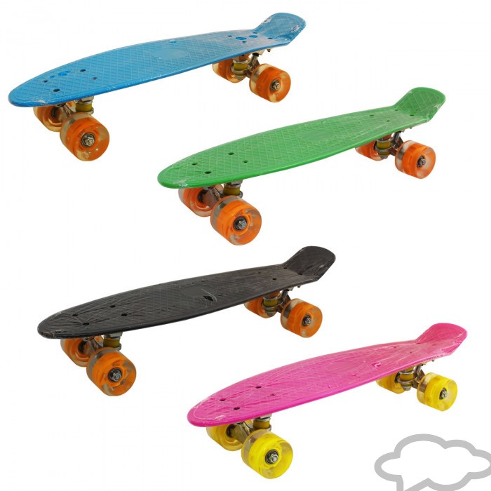 Skateboard sa svetlećim točkov, 22-802