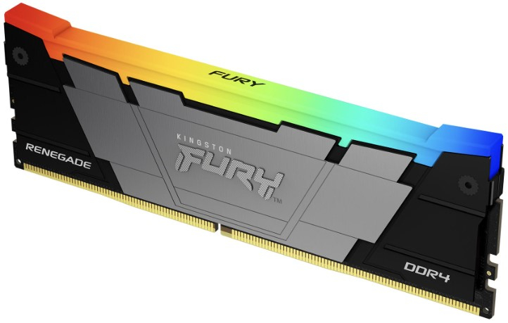 DDR4 16GB 3600MHz [FURY RENEGADE RGB], Non-ECC UDIMM, CL16 1.35V, 288-Pin 2Rx8, w/RGB Heatsink, XMP