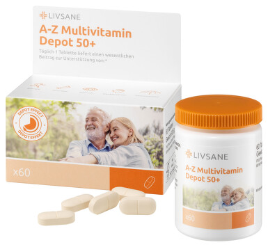 Livsane A-Z Multivitamin Depo 50+ A60 Novo